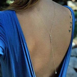 Jewelry | New Gold Drop Body Chain Choker | Poshmark